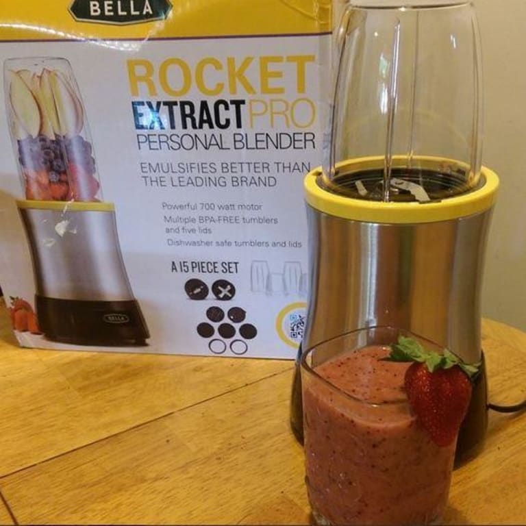 12-Piece Bella Rocket Blender, Stainless Steel