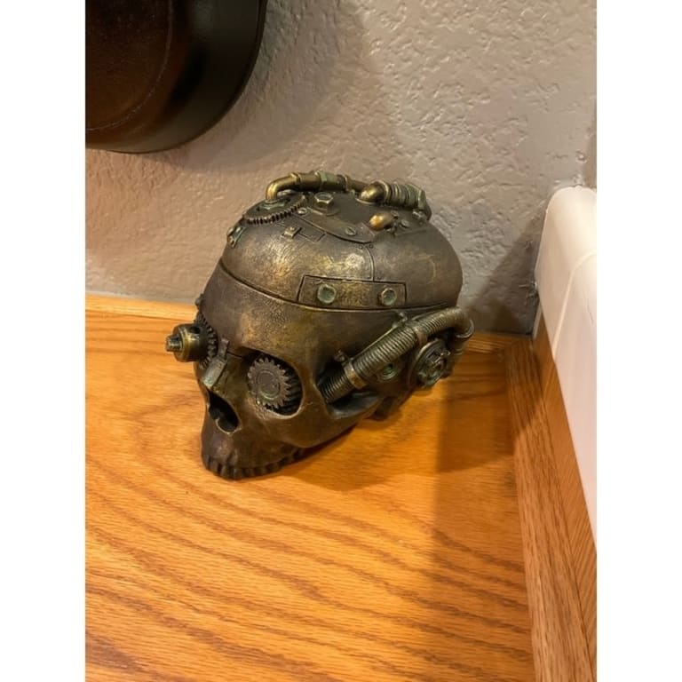 Design Toscano Steampunk Skull Containment Vessel - Bed Bath & Beyond ...