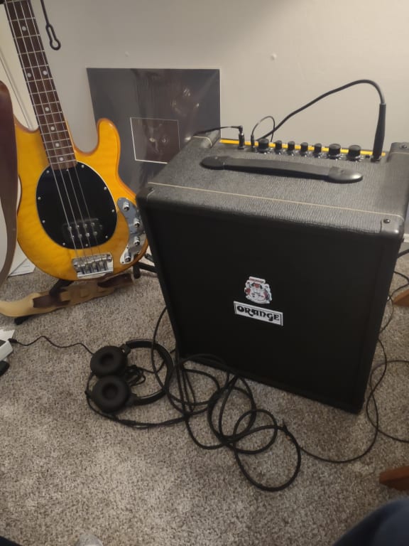 Orange Amplifiers Crush Bass 50 50W 1x12 Bass Combo Orange Amplifiers Crush Bass 50 50W 1x12 Bass Combo