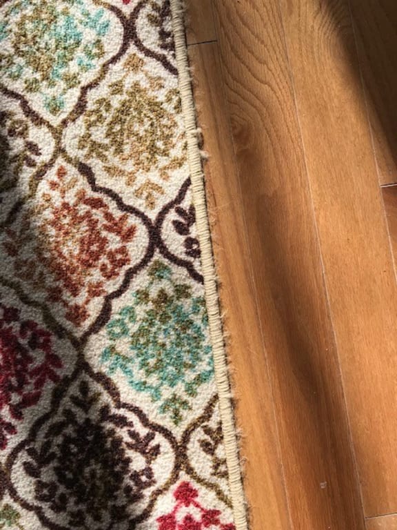 (D442) Oriental Ogee Floral Design Area Rug, 5x7