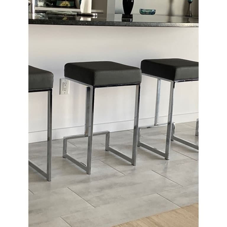 Gervase Square Padded Seat Stool - On Sale - Bed Bath & Beyond - 22158125