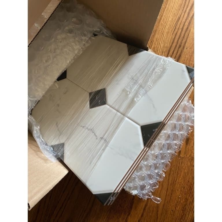 Merola Tile Betera Blanco 13-1/8"x13-1/8" Porcelain Floor and Wall Tile ...