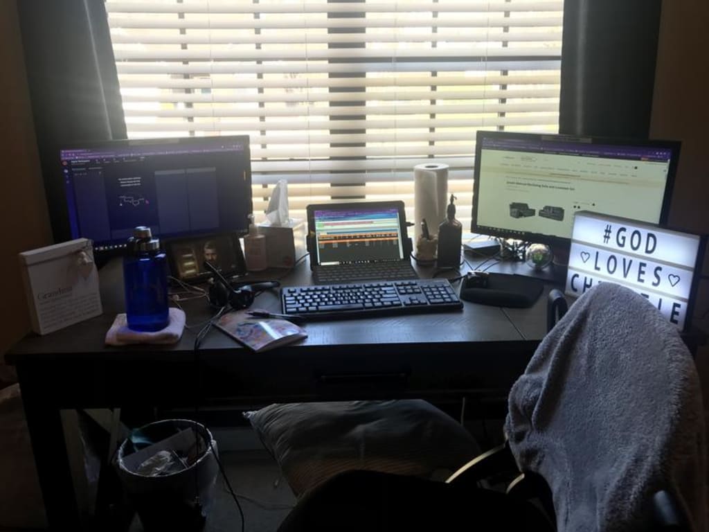 Aldwin Grey Home Office Lift Top Desk - On Sale - Bed Bath & Beyond ...