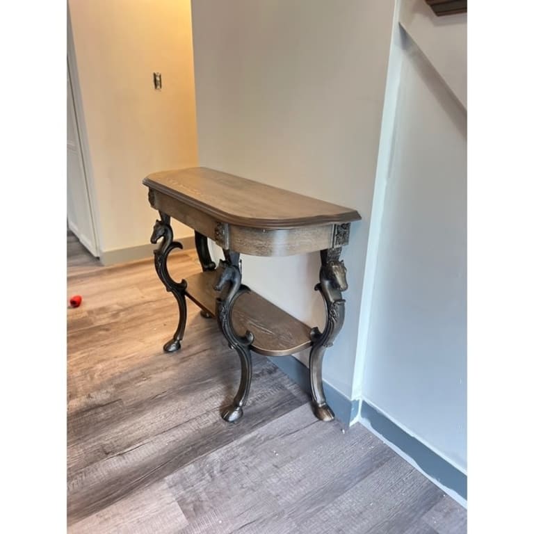 Montpellier Console Table Pewter - Bed Bath & Beyond - 37417287