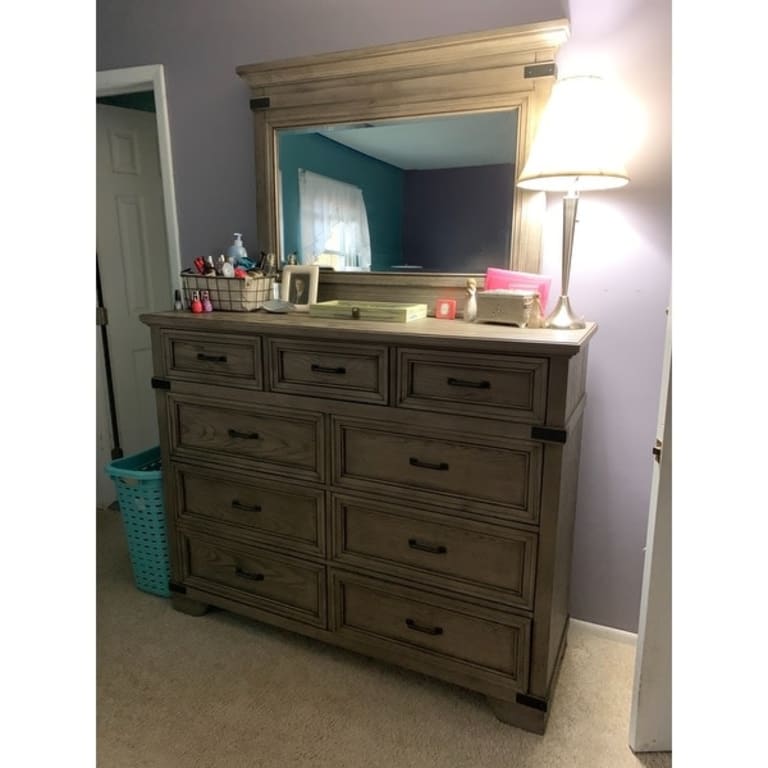 Forge Brushed Steel 9-drawer Dresser - Bed Bath & Beyond - 30334268