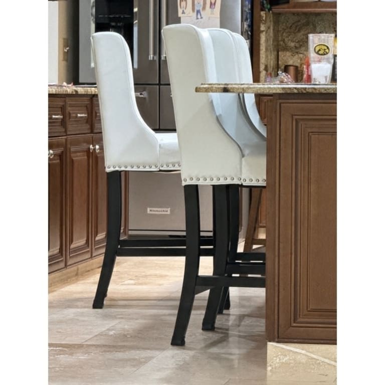 Baron Faux Leather Counter Stool - Bed Bath & Beyond - 29903790