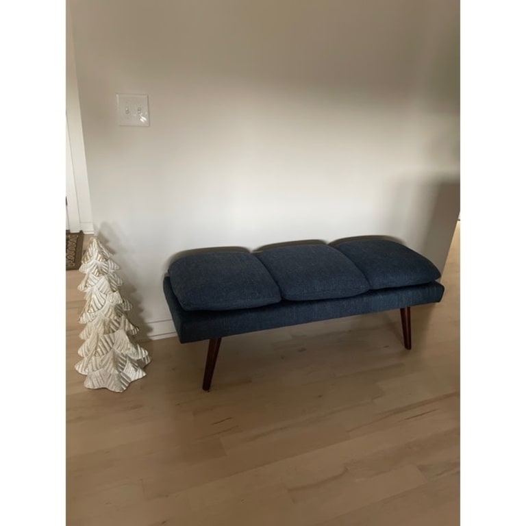 Amanda 54" Mid-Century Bench - Bed Bath & Beyond - 36074404