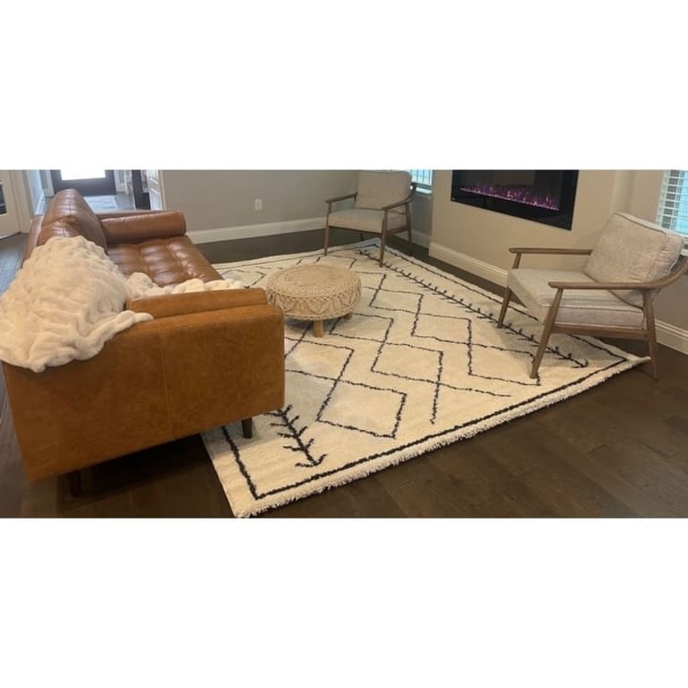 Geometric Bohemian Shag Rug - On Sale - Bed Bath & Beyond - 37369664