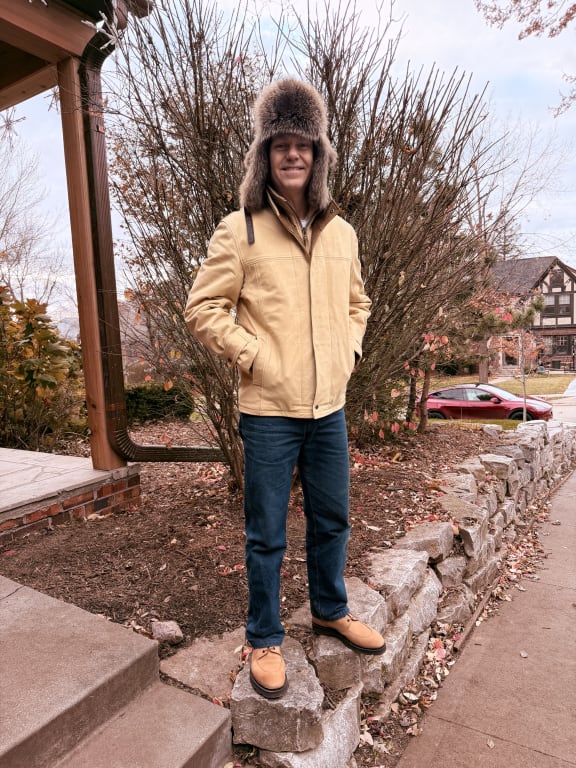 Jack Frost Palomino Edition Leather Coat with Shearling Lining | Overland