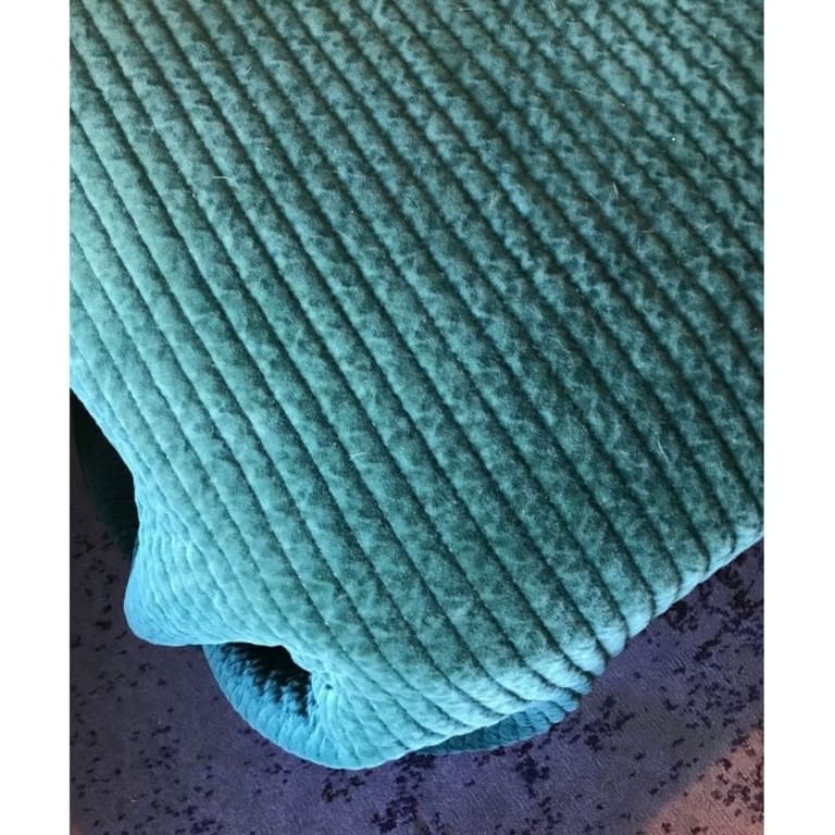 HiEnd Accents Stone Washed Cotton Velvet Quilt Set, King Emerald - Bed ...