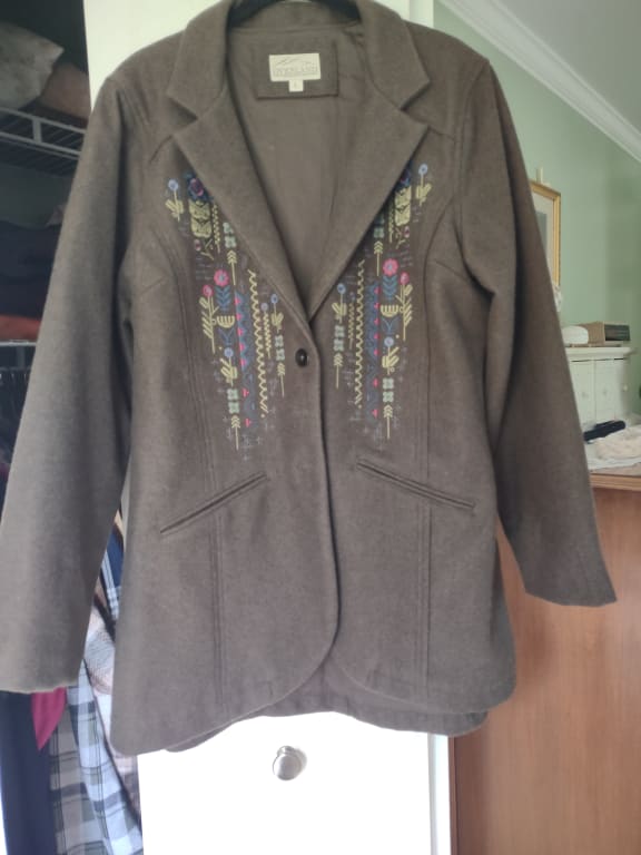 Meadow Embroidered Wool-Blend Jacket | Overland