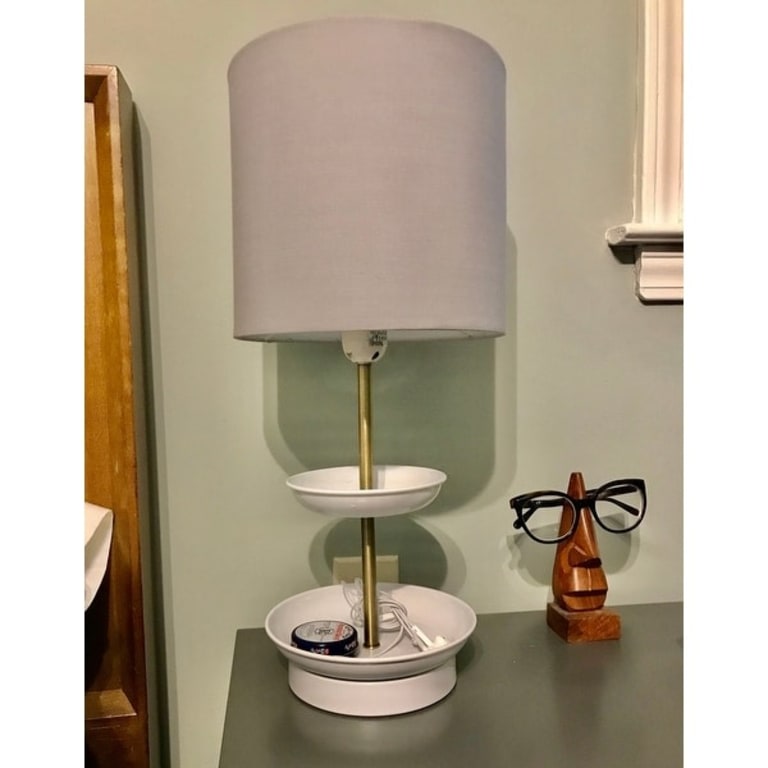 College Caravan Two Tier Catch-all Table Lamp - Bed Bath & Beyond ...