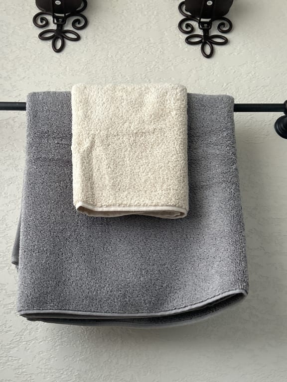 Providence Luxury Tan Hand Towel, 16x28