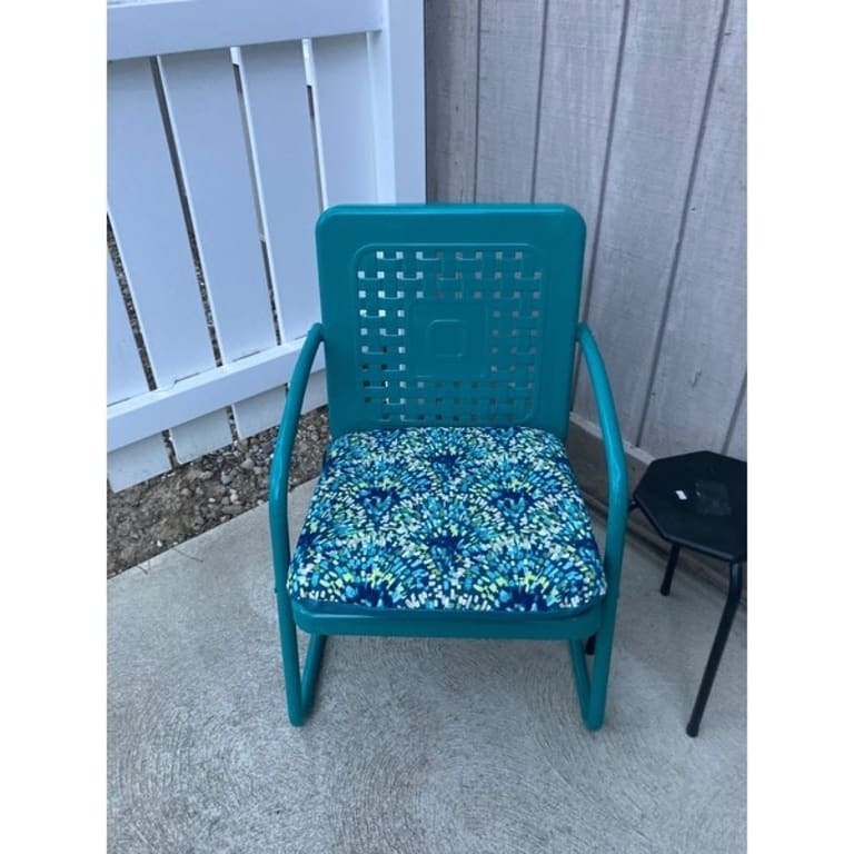 Crosley Bates Turquoise Chair (Set of 2) - Bed Bath & Beyond - 26565504