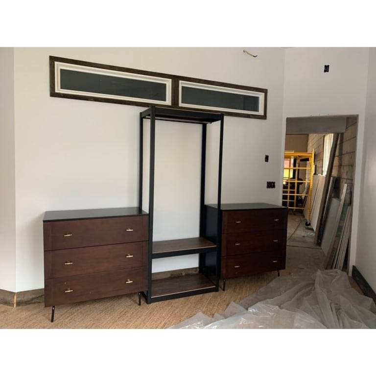 Elton Modern and Contemporary 3-Shelf Free-Standing Closet Organizer ...