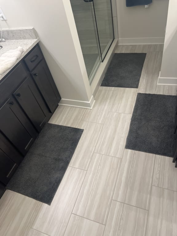 Essential Cut Pile Black Bath Rug 20x34 | At Home