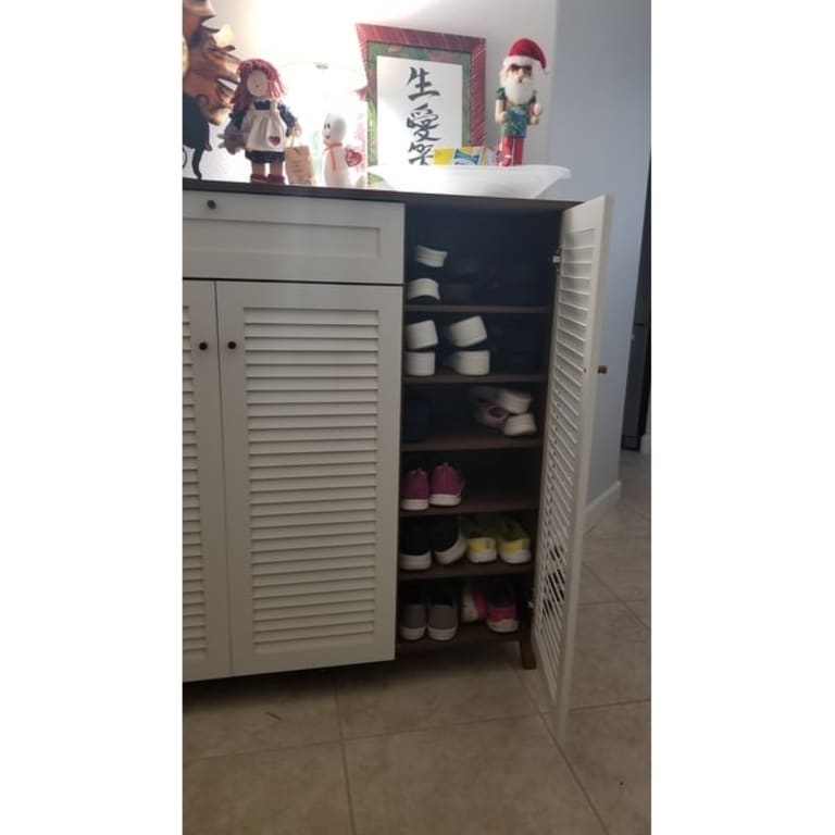 Carson Carrington Agnew Modern and Contemporary 11-shelf Shoe Cabinet ...