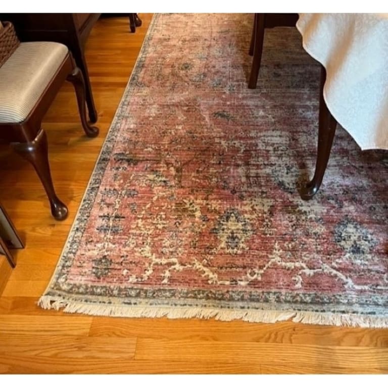 Marcella Oriental Pink/ Gray Area Rug - On Sale - Bed Bath & Beyond ...