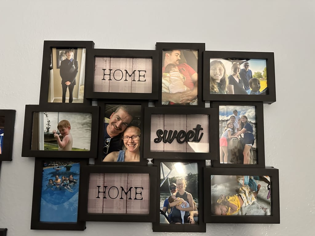 12-Opening Black Collage Picture Frame, 23x18