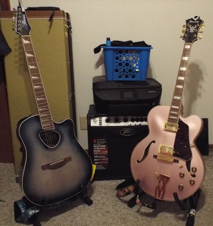 Ibanez Artcore AF75G Hollowbody Electric Guitar Flat Black Ibanez Artcore AF75G Hollowbody Electric Guitar Flat Black