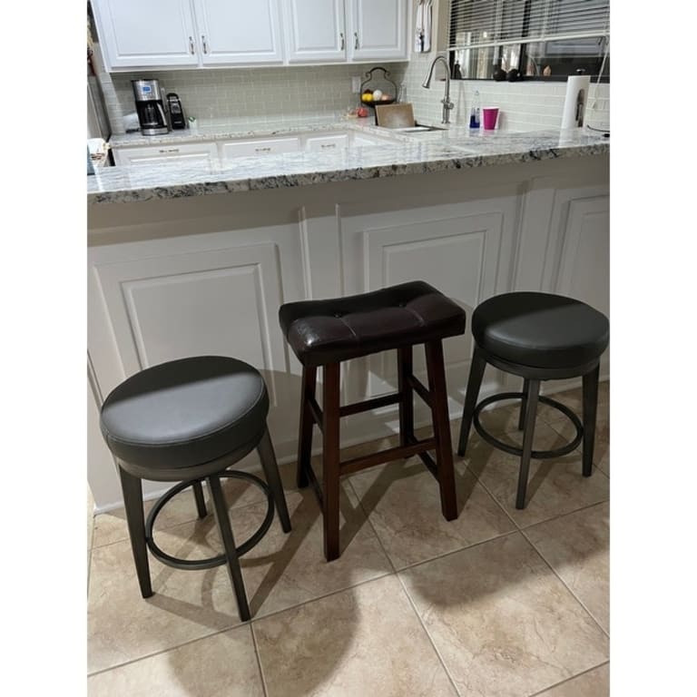angelo:HOME Linden Swivel Barstool (Set of 2) - On Sale - Bed Bath ...