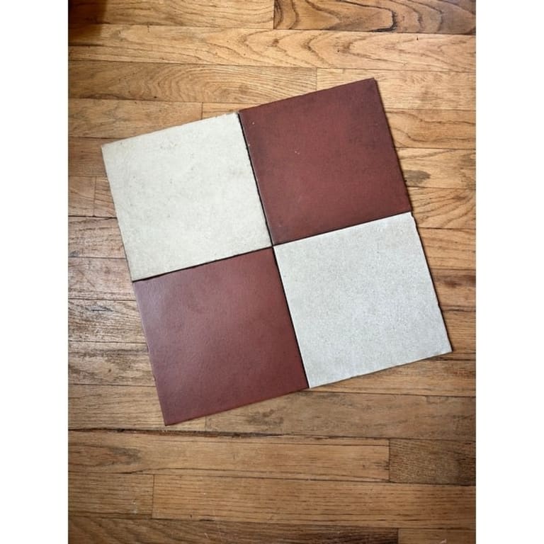Decorative Porcelain Cement Look 8 x 8 inch Wall Tile in Cadmio - Bed ...
