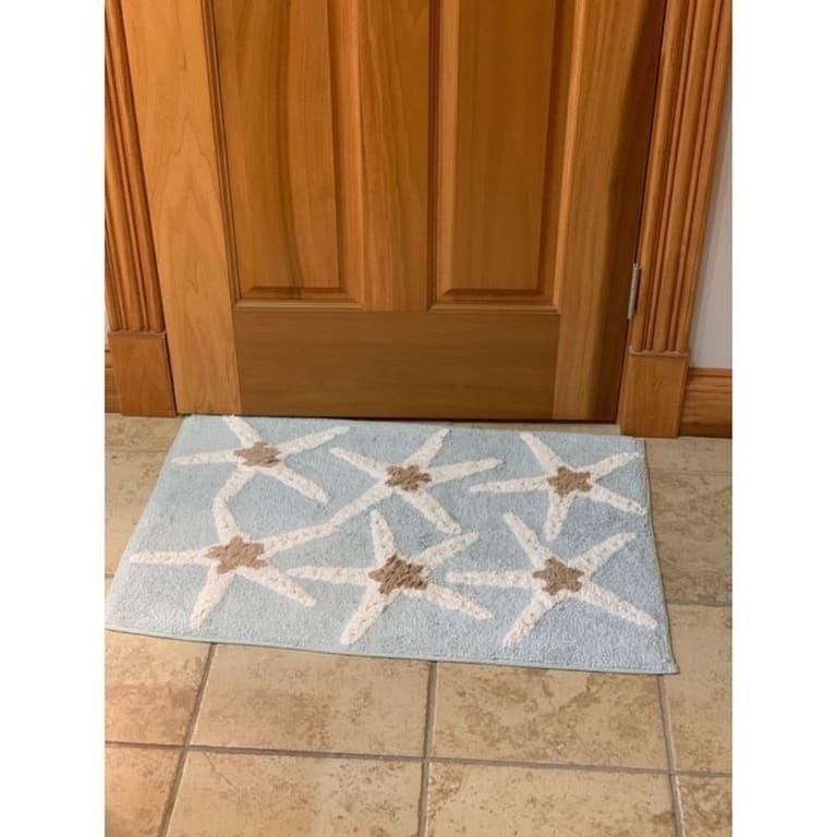 Avanti Sequin Shells Bath Rug - On Sale - Bed Bath & Beyond - 10359873