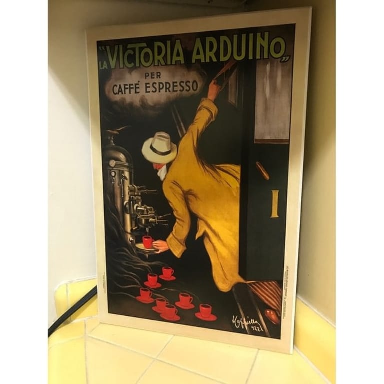 Stupell La Victoria Arduino Cafe Espresso Vintage Inspired Poster Wood ...