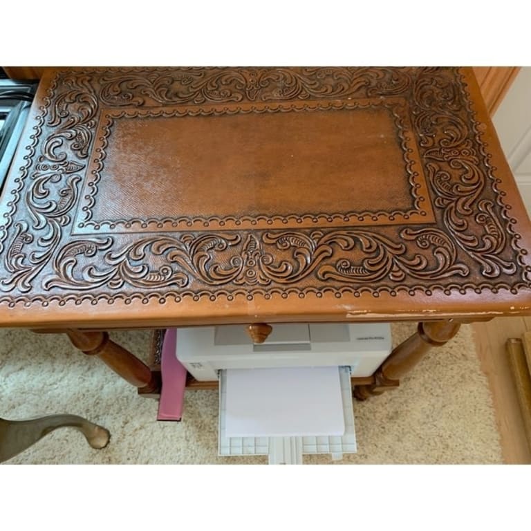 Handmade Tornillo Wood and Leather Accent Table (Peru) - Bed Bath ...