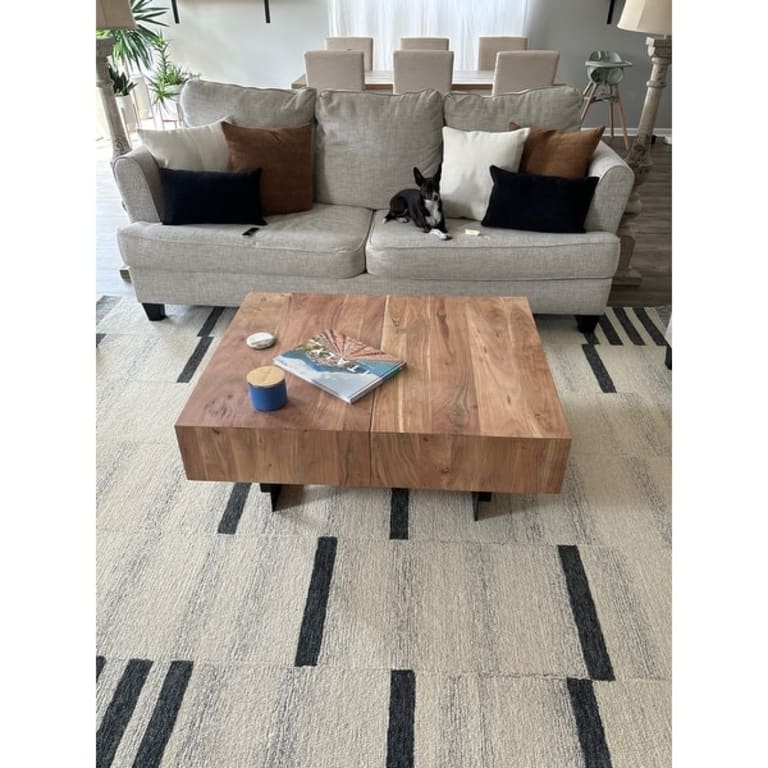 Glide Solid Wood Coffee Table with sliding top - On Sale - Bed Bath ...