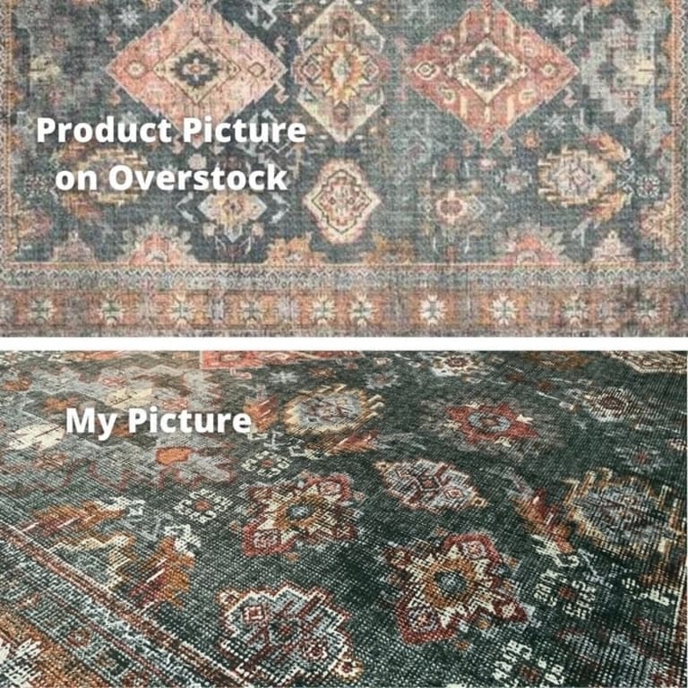 Alexander Home Leanne Traditional Distressed Printed Area Rug - On Sale ...