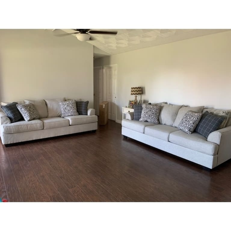 Signature Design by Ashley Velletri Sofa - Pewter - Bed Bath & Beyond ...