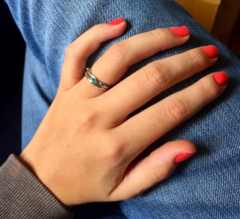 Emerald Vine Ring | Winding Willow | Brilliant Earth