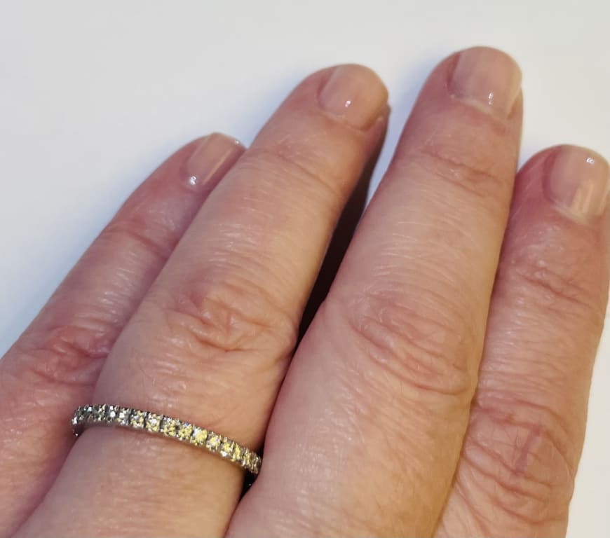Sonora Three-Quarter Coverage Diamond Ring (1/4 ct. tw.) in 18K Yellow Gold