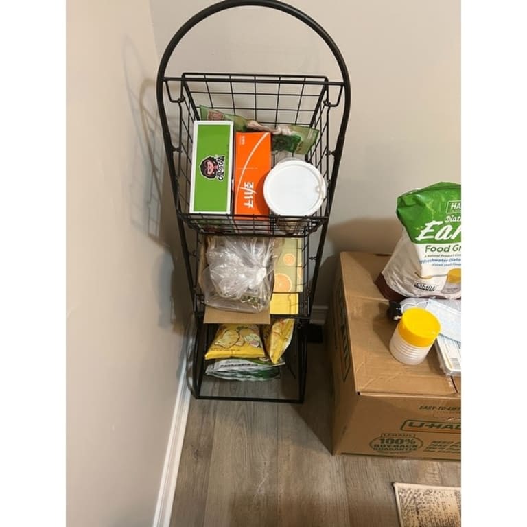 3 Tier Wall Mounted Storage Rack - Bed Bath & Beyond - 27544808