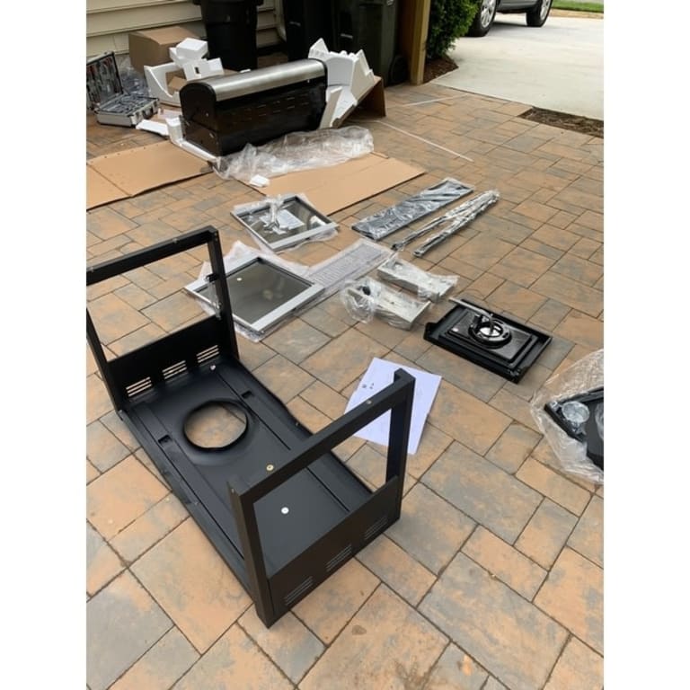 Kenmore 6-Burner Propane Gas Grill with Side Burner - Bed Bath & Beyond ...