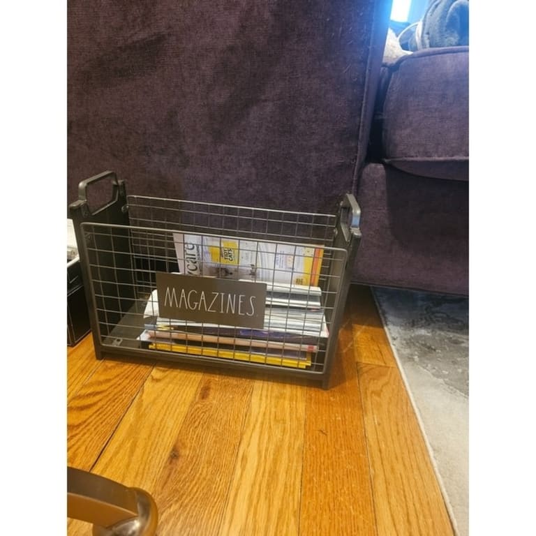 Rae Dunn Magazine Rack - On Sale - Bed Bath & Beyond - 36267163