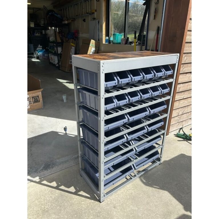 King's Rack Bin Rack Storage System Heavy Duty Steel Rack Organizer ...