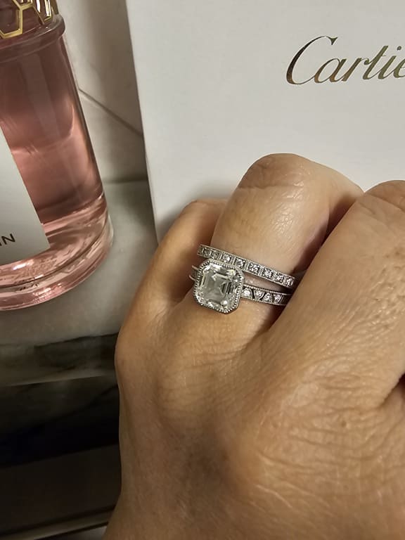 Sinclair Art Deco Diamond Ring - Brilliant Earth