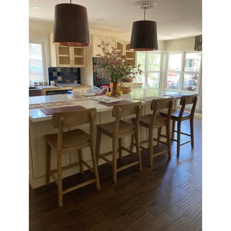 Rustic 24-inch Torino Wood Counter Stool - On Sale - Bed Bath & Beyond ...