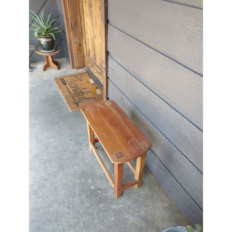 Milking Bench - Natural - 17 x 22 x 10 inches - Bed Bath & Beyond - 3297719