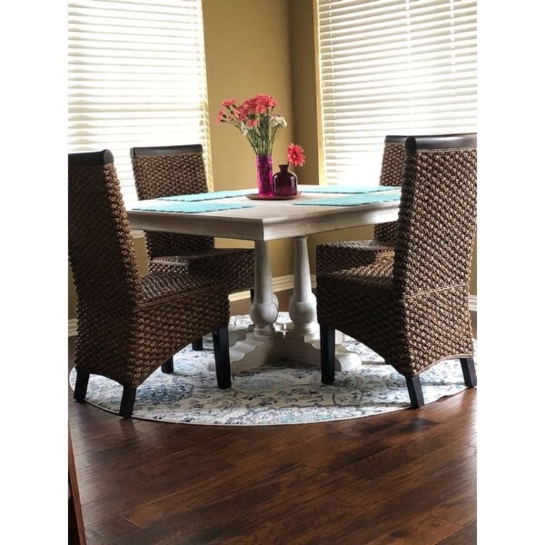 Norman Solid Wood 54-inch Square Dining Table by Kosas Home - Bed Bath ...