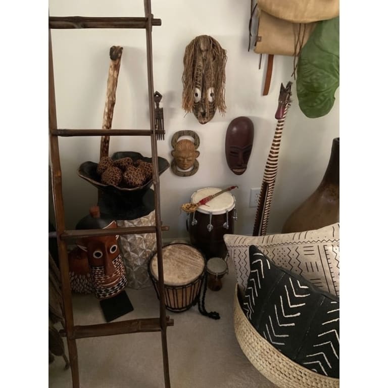 Handcrafted Sese Wood 'Senufo Rainmaker' African Mask , Handmade in ...