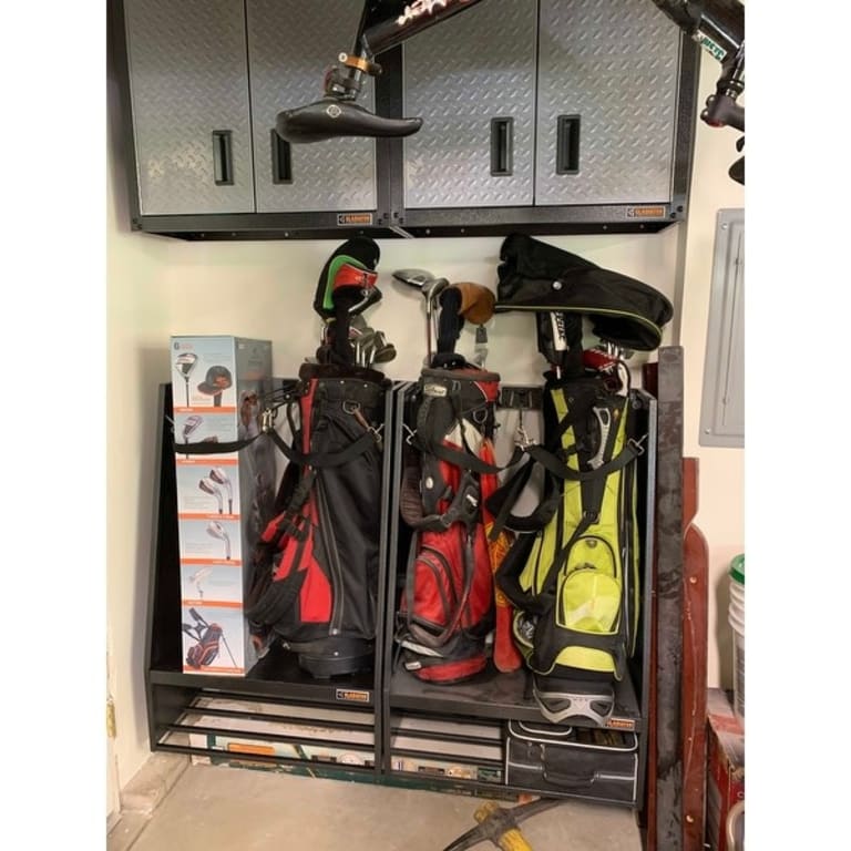 Gladiator GarageWorks Golf Caddy - 27.5" w x 42.5" H x 15" d - Bed Bath ...