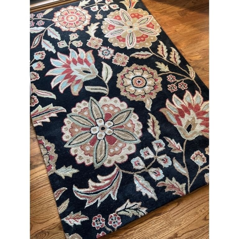 Lily Hand-tufted Transitional Floral Pattern Wool Area Rug - On Sale ...