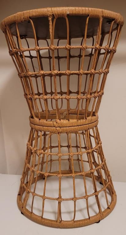 Indoor/Outdoor Boho Rattan Rope Bistro Set with Side Table and Cushions ...