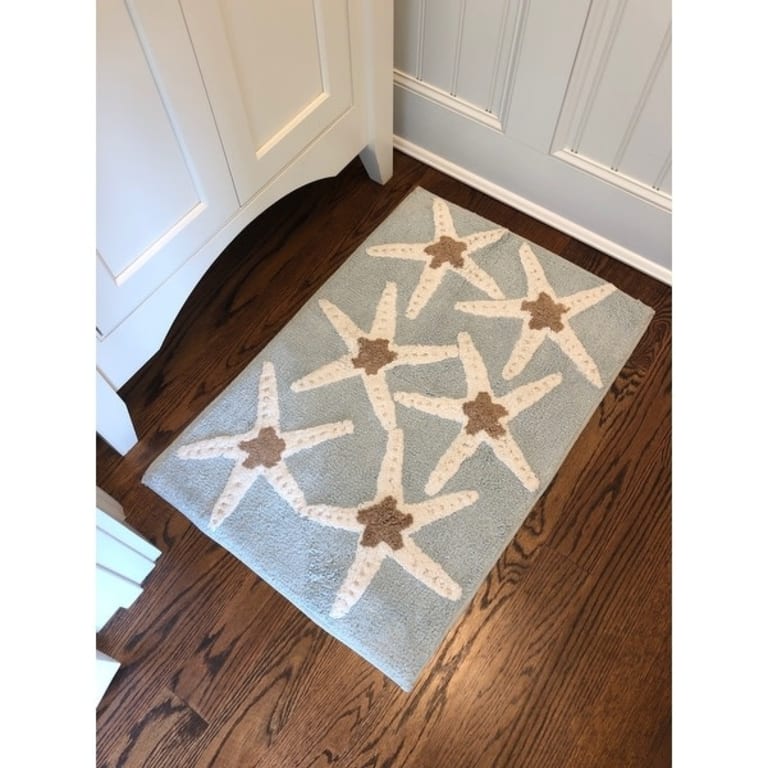 Avanti Sequin Shells Bath Rug - On Sale - Bed Bath & Beyond - 10359873