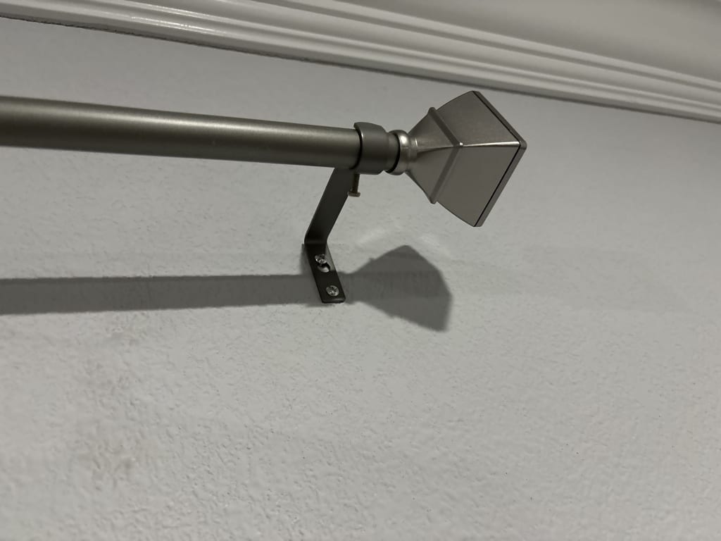 Snugset Set of 2 Adjustable Bronze Metal Window Brackets