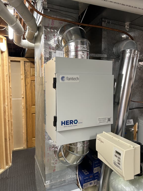 HEROHS300 - Fantech HEROHS300 - HERO HEPA Whole House Filtration System ...