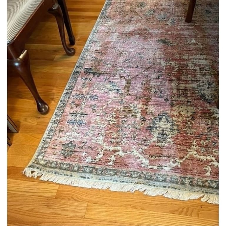 Marcella Oriental Pink/ Gray Area Rug - On Sale - Bed Bath & Beyond ...
